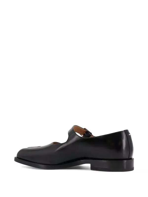 MAISON MARGIELA Tabi Buckle-strap Ballet Flats - Black