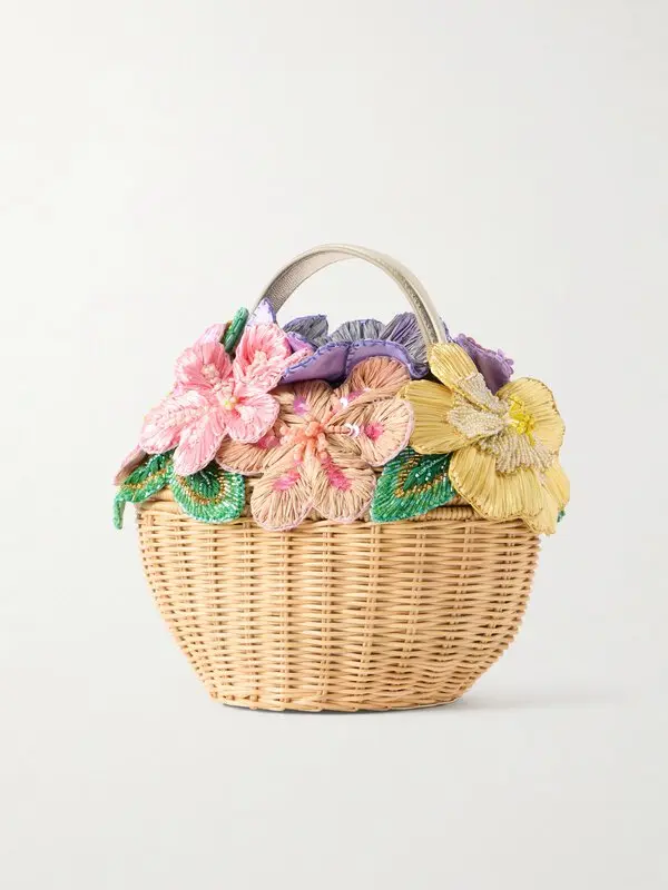 Judith Leiber Flower Basket Clutch