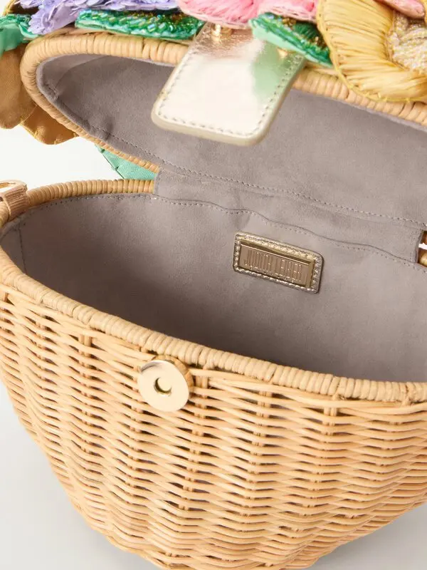 Judith Leiber Flower Basket Clutch