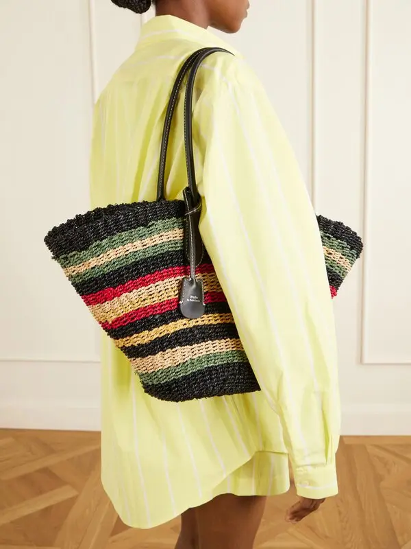 Polo Ralph Lauren Bellport Medium Raffia Tote