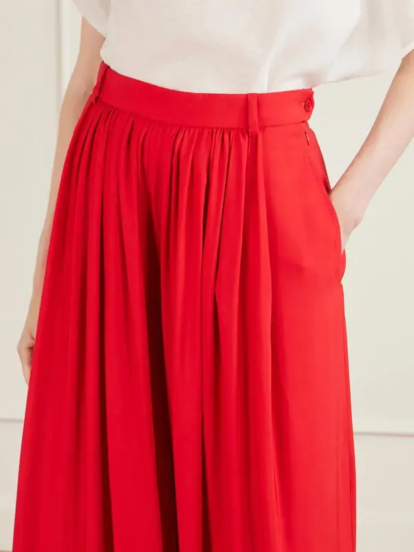 Ralph Lauren Vanessa Satin Wide-leg Pants