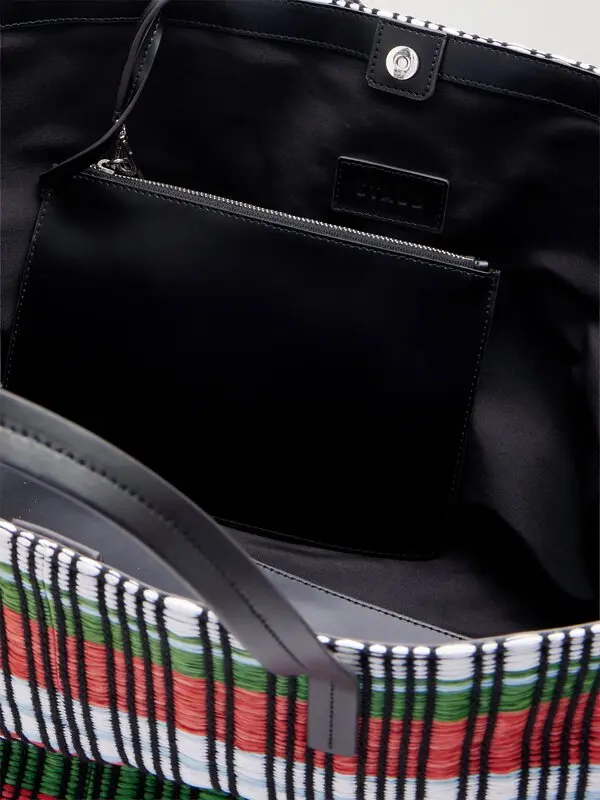 Staud Christos Raffia Fringed Tote