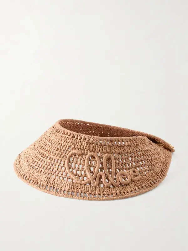 Chloé Summer Banana Raffia Hat - Neutrals