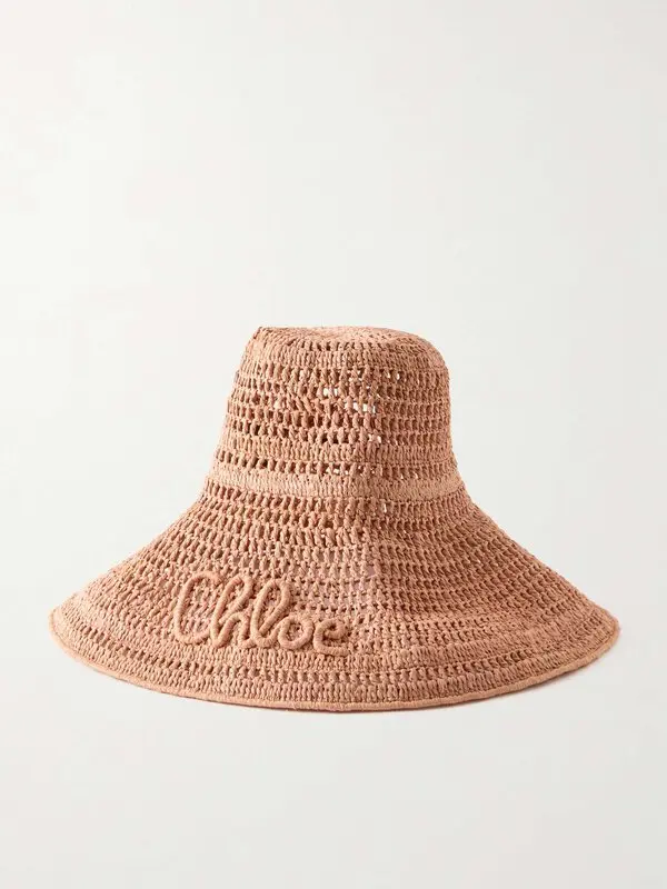 Chloé Raffia Hat - Beige
