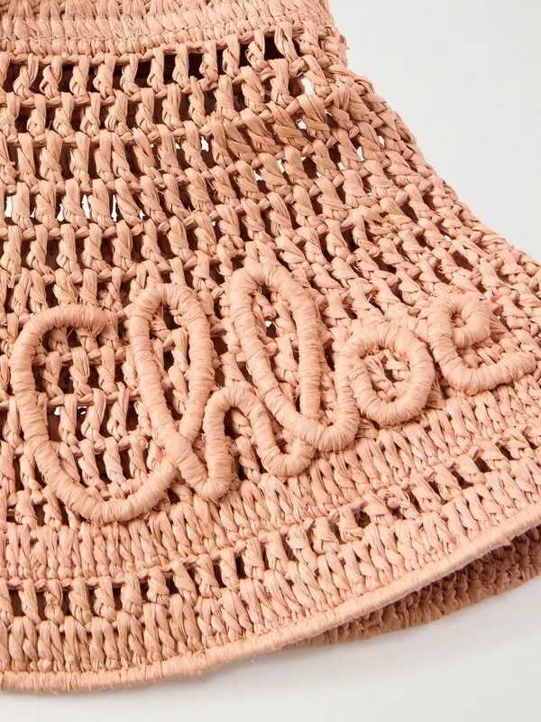 Chloé Raffia Sun Hat - Neutrals