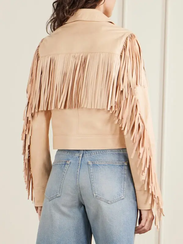 Chloé Fringed Leather Jacket