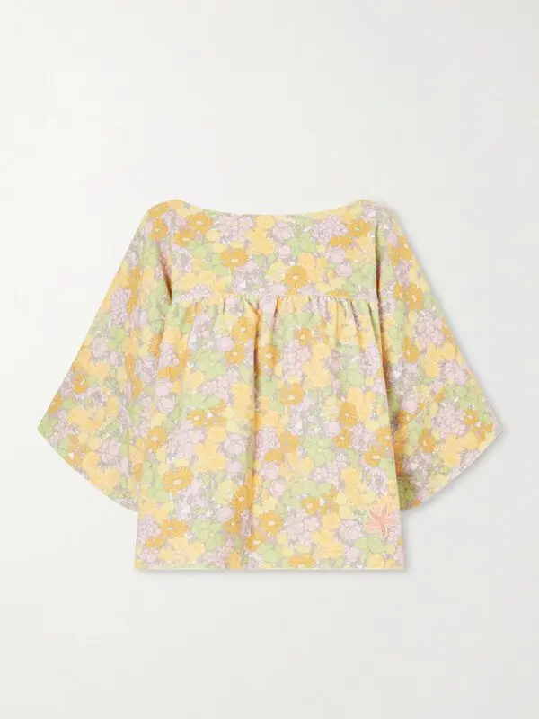 Chloé Flower-print Cotton Tunic