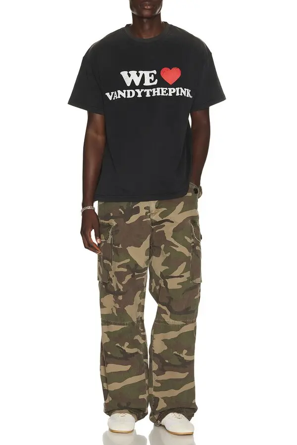VANDYTHEPINK We Love Vtp Tee In Black