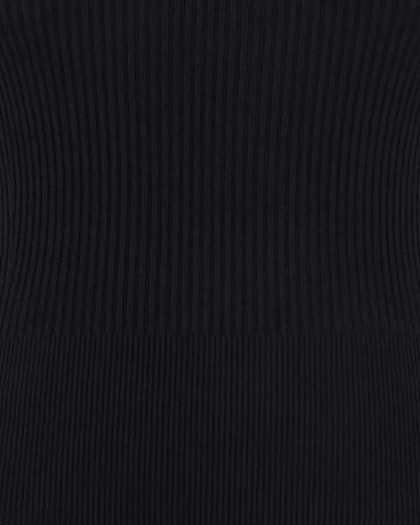 Alaïa Ribbed Knit Sleeveless Bodysuit