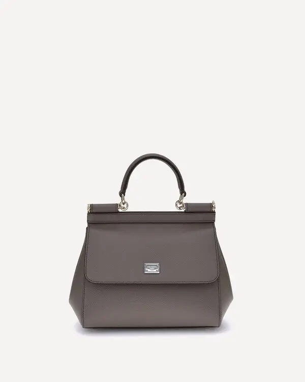 Dolce & Gabbana Leather Handbag - Grey