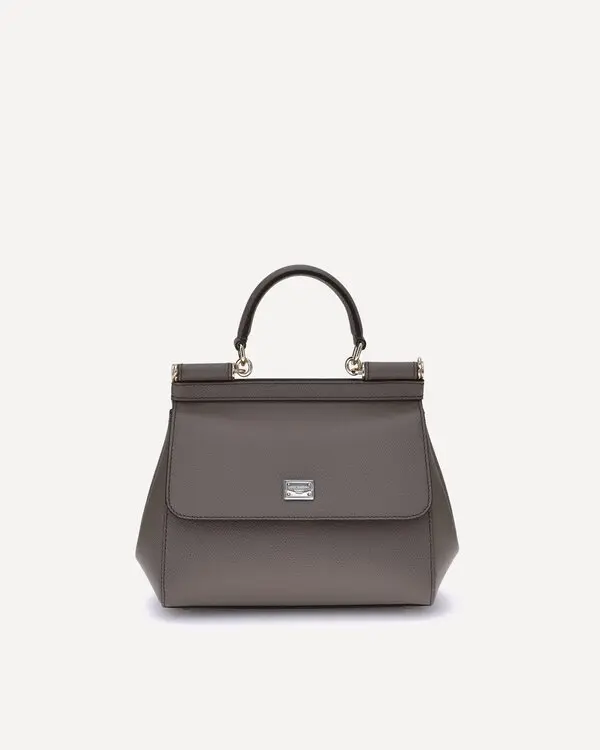 Dolce & Gabbana Leather Handbag - Grey