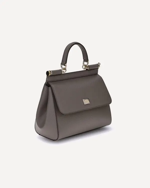 Dolce & Gabbana Leather Handbag - Grey