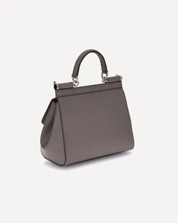 Dolce & Gabbana Leather Handbag - Grey