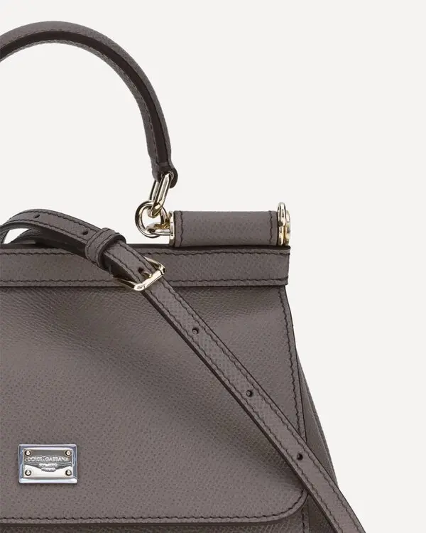 Dolce & Gabbana Leather Handbag - Grey