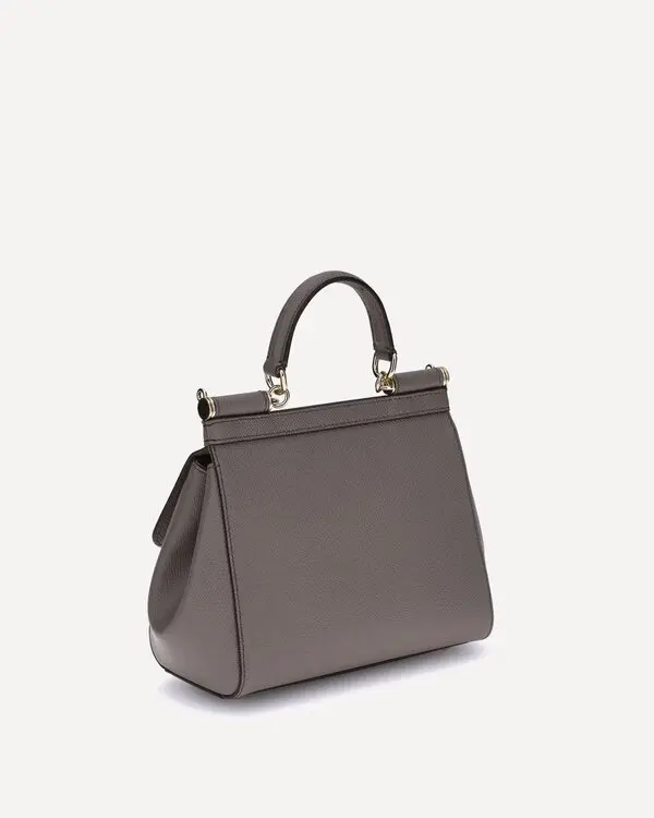 Dolce & Gabbana Leather Handbag - Grey