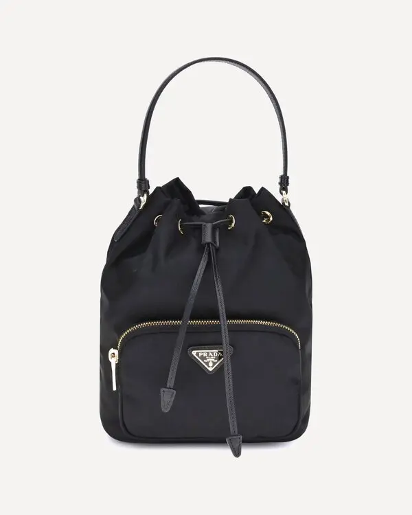 Prada Re-nylon Bucket Bag - Black