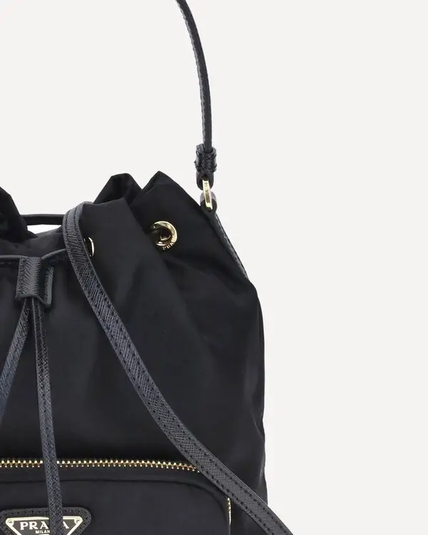 Prada Re-nylon Bucket Bag - Black