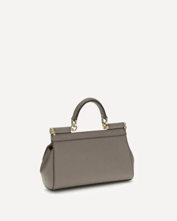 Dolce & Gabbana Sicily Small Leather Handbag