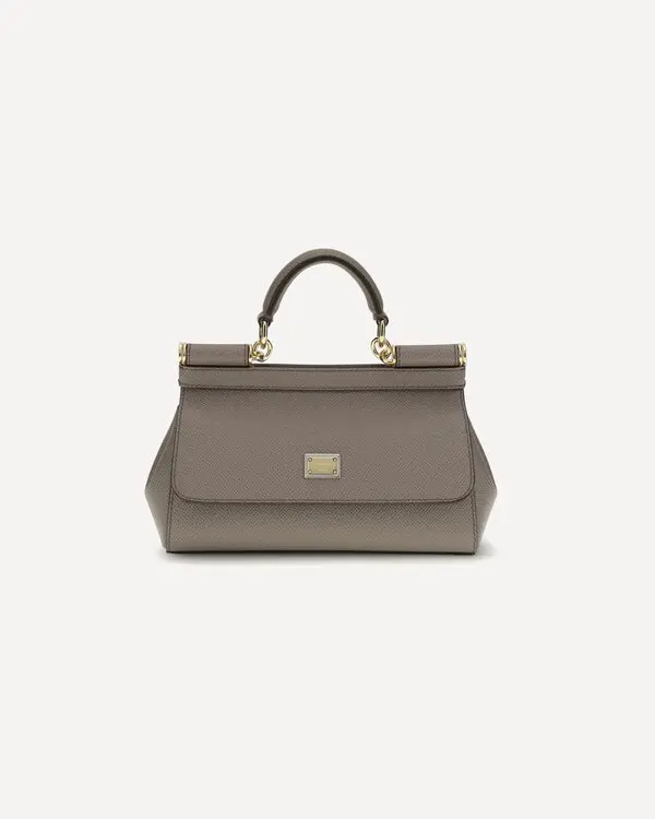 Dolce & Gabbana Sicily Small Leather Handbag