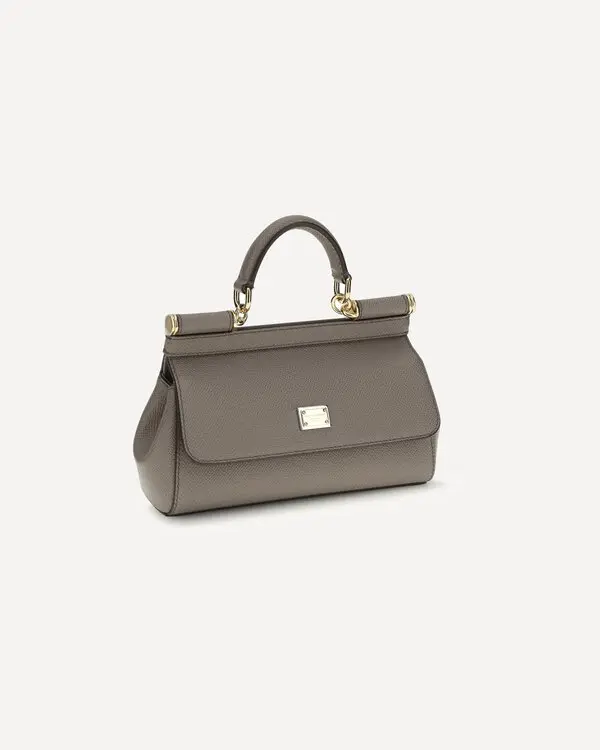 Dolce & Gabbana Sicily Small Leather Handbag