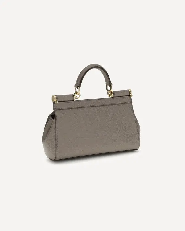 Dolce & Gabbana Sicily Small Leather Handbag