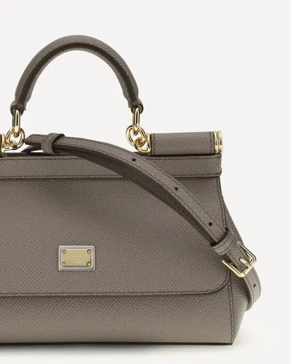 Dolce & Gabbana Sicily Small Leather Handbag