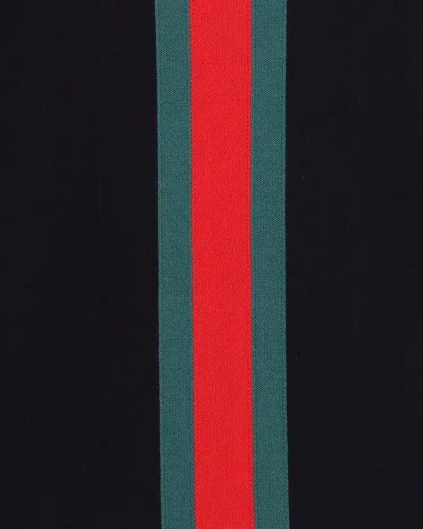 Gucci Knitted Cotton Sweater With Web Intarsia
