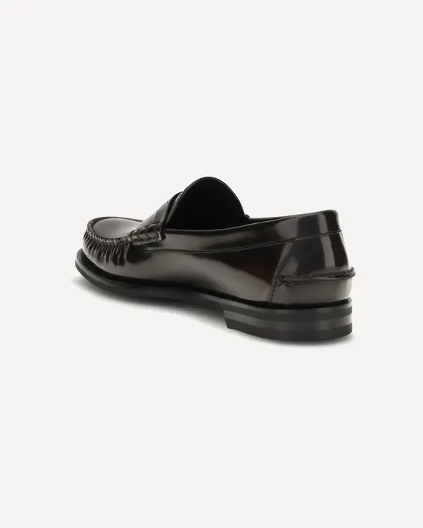 Prada Brushed Leather Loafers