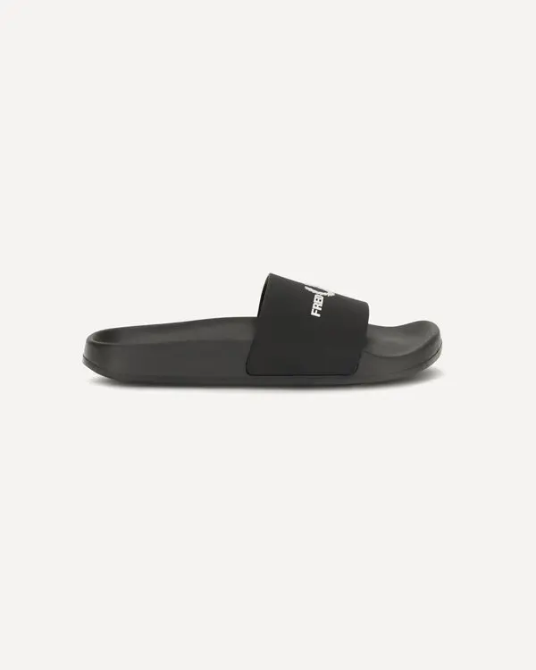 Fred Perry Rubber Slides With Logo