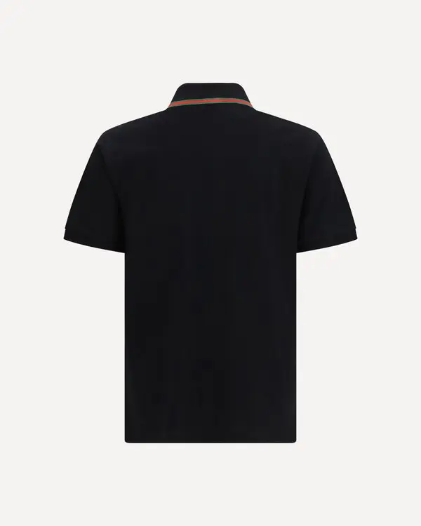 Gucci Cotton Piqué Jersey Polo Shirt Ale