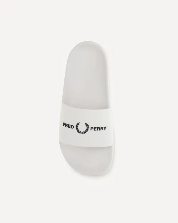 Fred Perry Rubber Slides With Embossed Logo