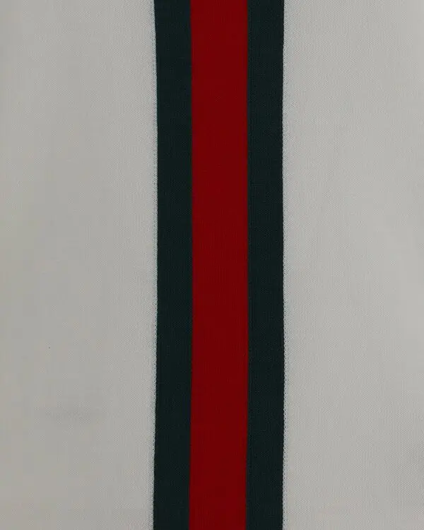 Gucci Cotton Knit T-shirt With Web Intarsia Ale
