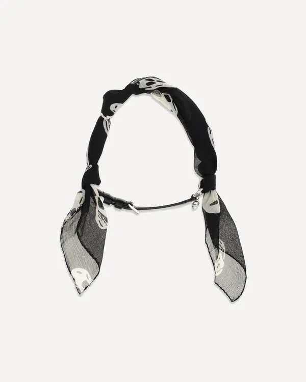Alexander McQueen Double-wrap Skull Scarf Bracelet