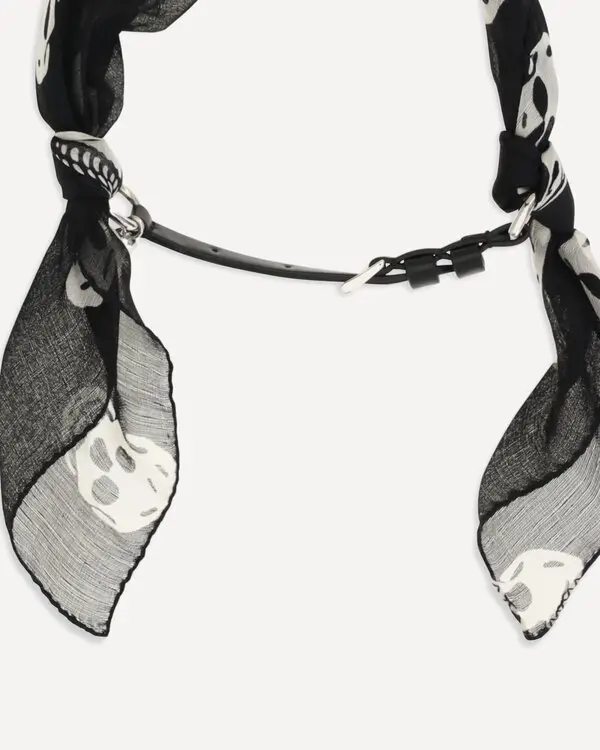 Alexander McQueen Double-wrap Skull Scarf Bracelet