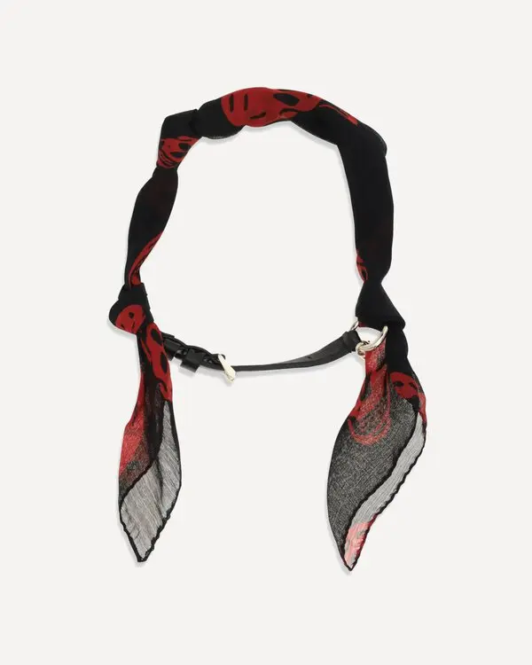 Alexander McQueen Double-wrap Skull Scarf Bracelet