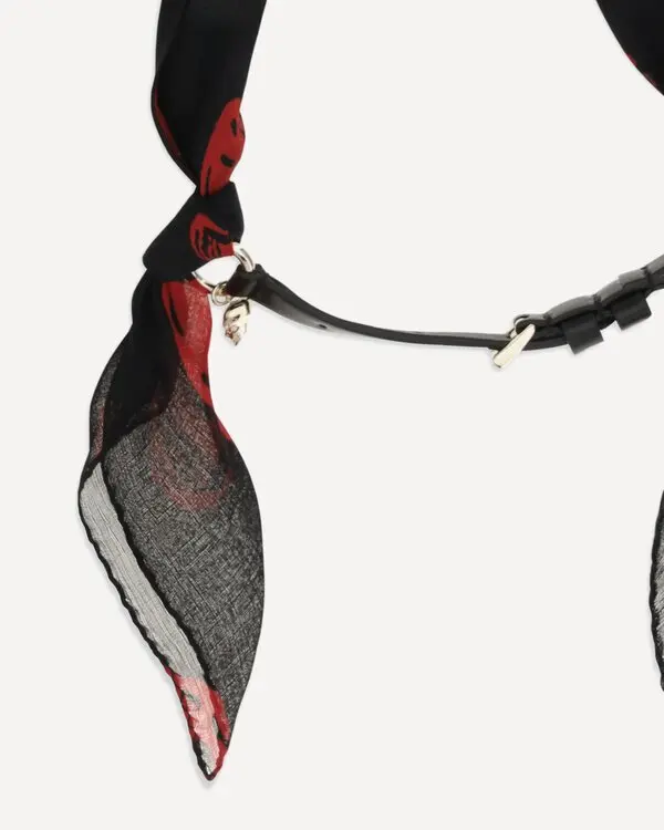 Alexander McQueen Double-wrap Skull Scarf Bracelet