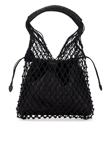 Ralph Lauren Macrame Tote Bag - Black