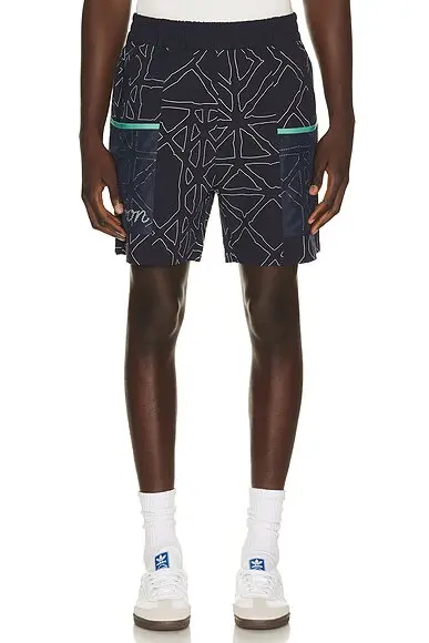 MALBON Mesh Basket Shorts