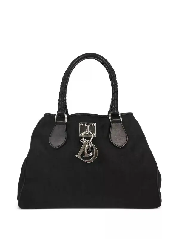 Dior 2006 Trotter Lovely Tote Bag - Black