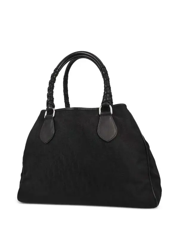 Dior 2006 Trotter Lovely Tote Bag - Black