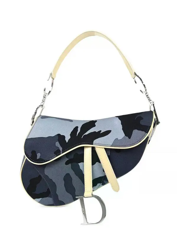 Dior 2002 Camouflage Saddle Handbag