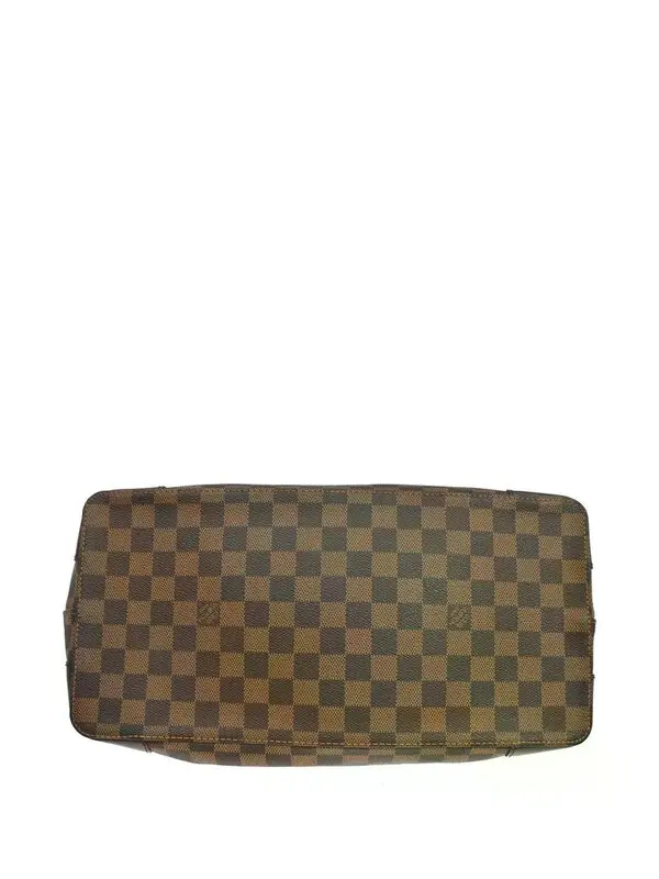 LOUIS VUITTON Damier Ebene Hampstead Mm Tote Bag - Brown