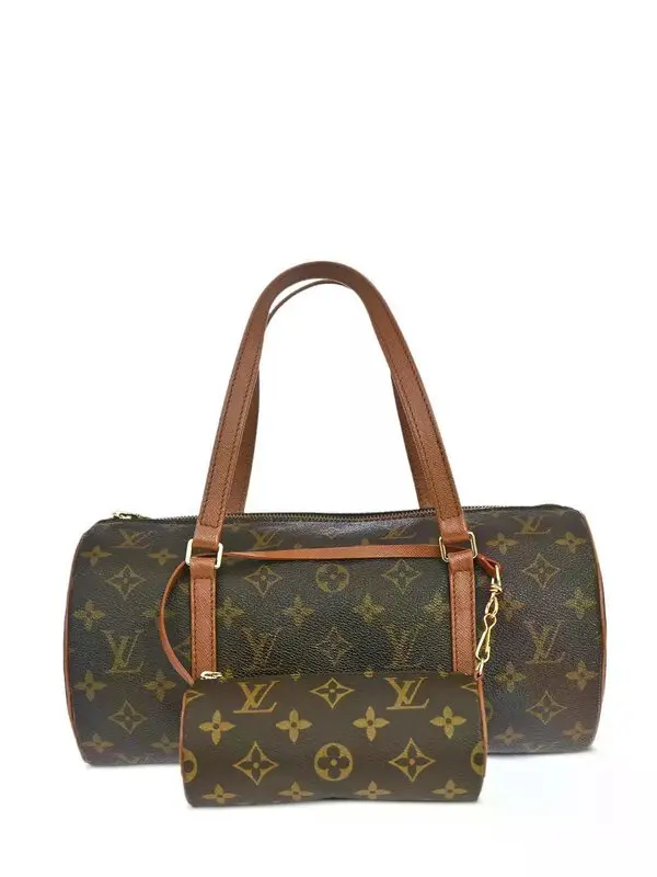 LOUIS VUITTON Monogram Papillon Handbag - Brown