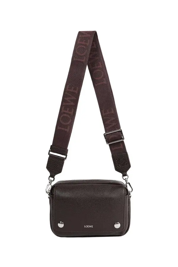 Loewe Small Pebble Messenger Bag - Black
