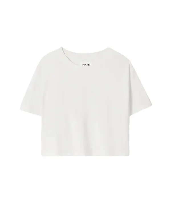 Mate The Label Organic Cotton Relaxed Crop Tee