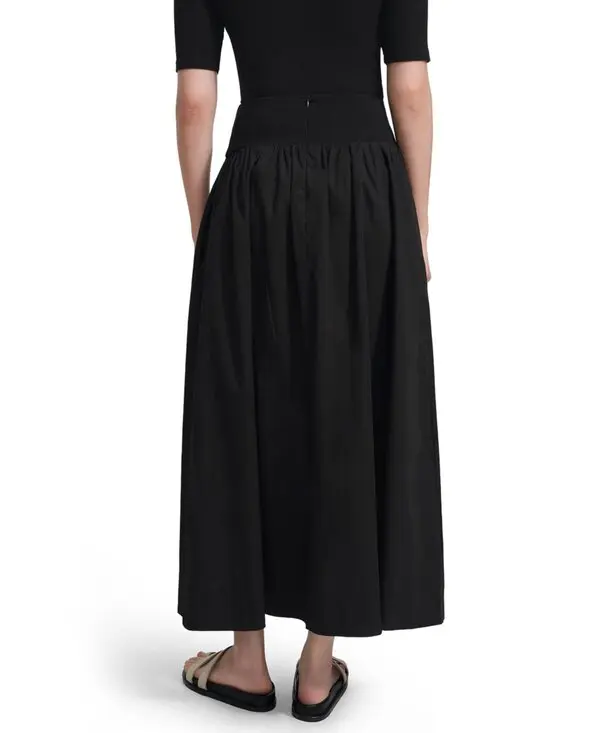 MARCELLA Gathered Midi Skirt