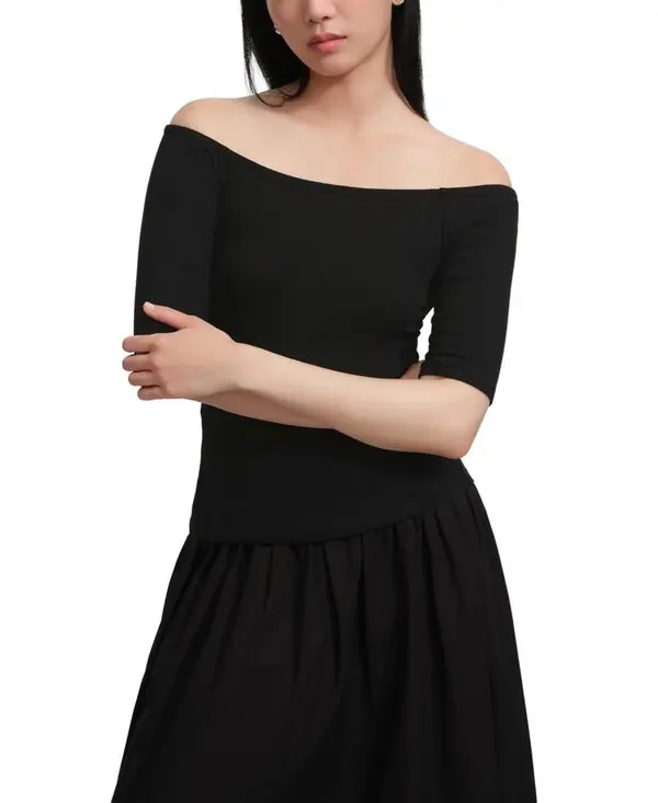 MARCELLA Gathered Midi Skirt