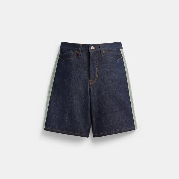 COACH Brain Dead Denim Skater Shorts In Recycled Cotton