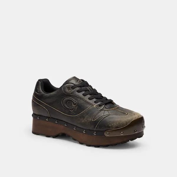 COACH X Brain Dead Soho Wooden Clog - Black
