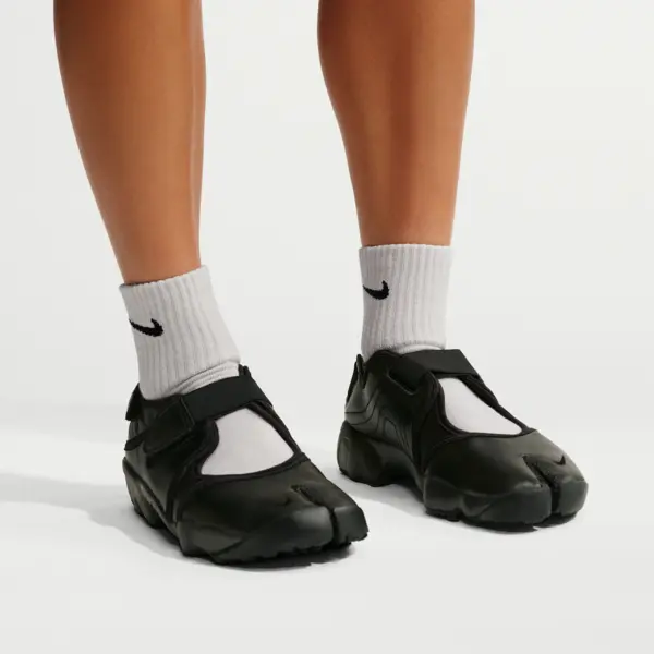 Nike Everyday Plus "rift" Lightweight Split-toe Ankle Socks - Grey